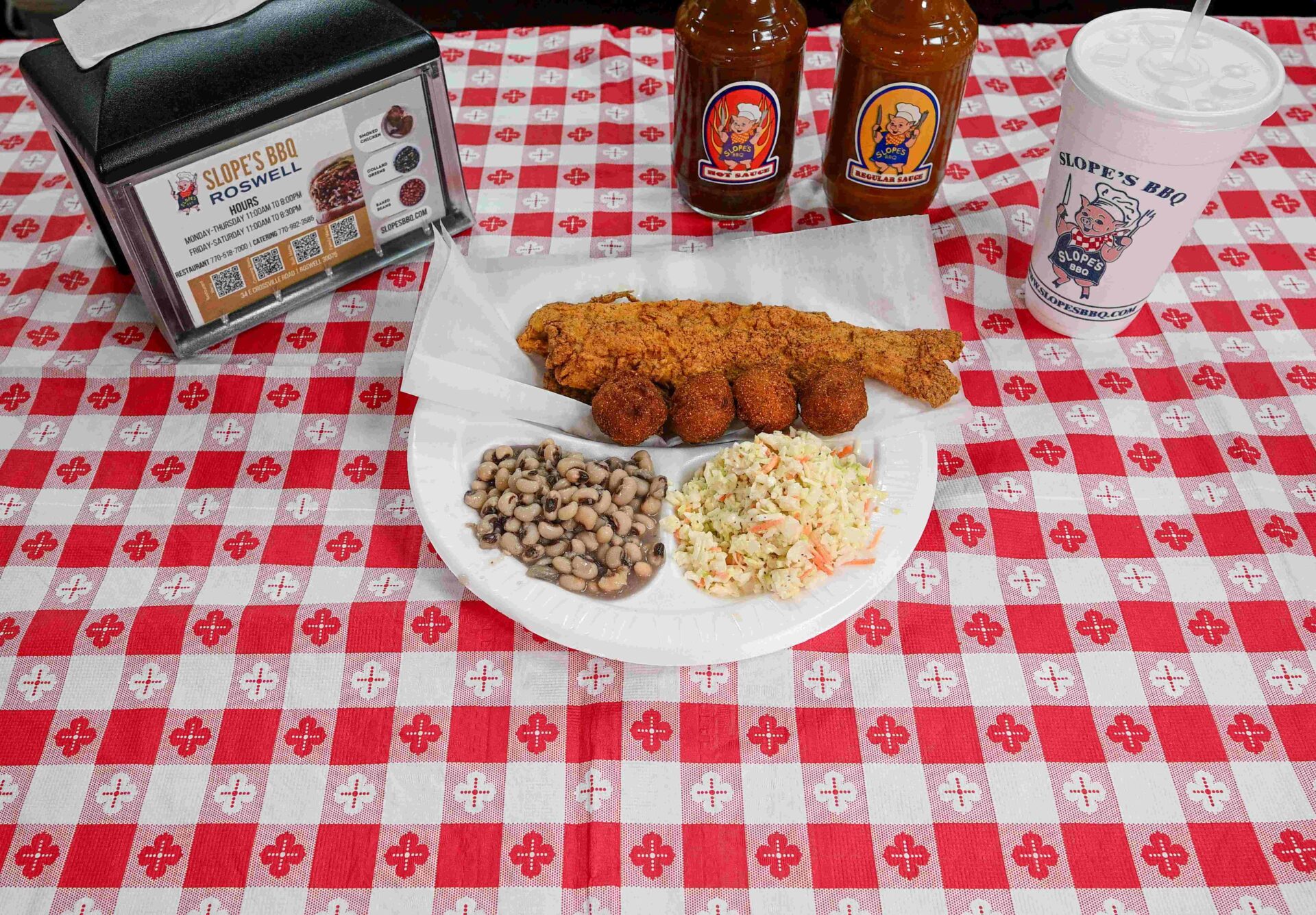 Slope's BBQ Roswell Southern breakfast, lunch, dinner, catering